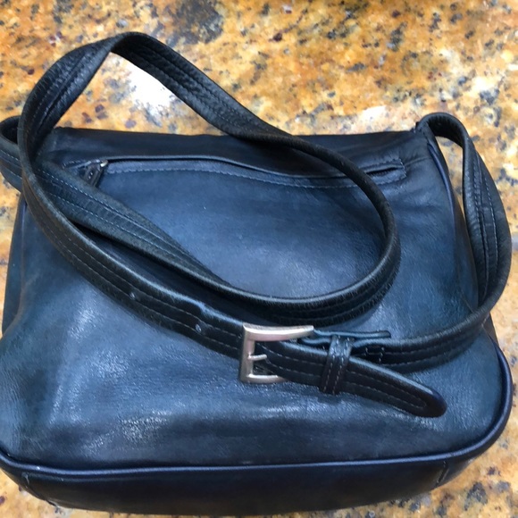 Tignanello | Bags | Vintage Tignanello Leather Blue Purse | Poshmark